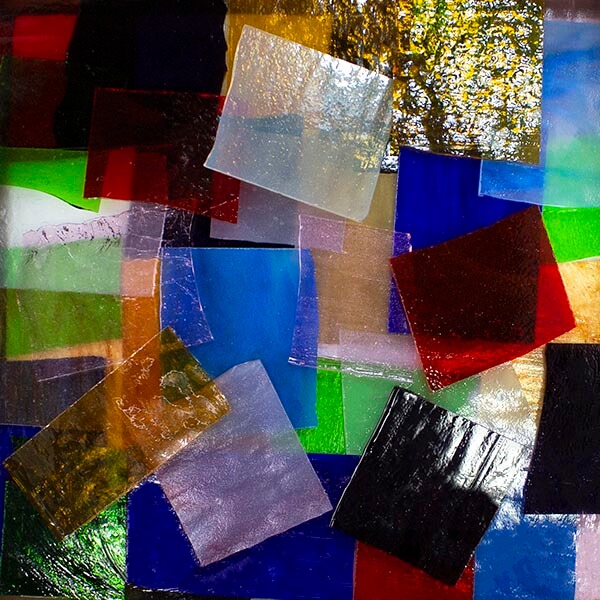 Mosaic Art Glass Assortment 2-lbs