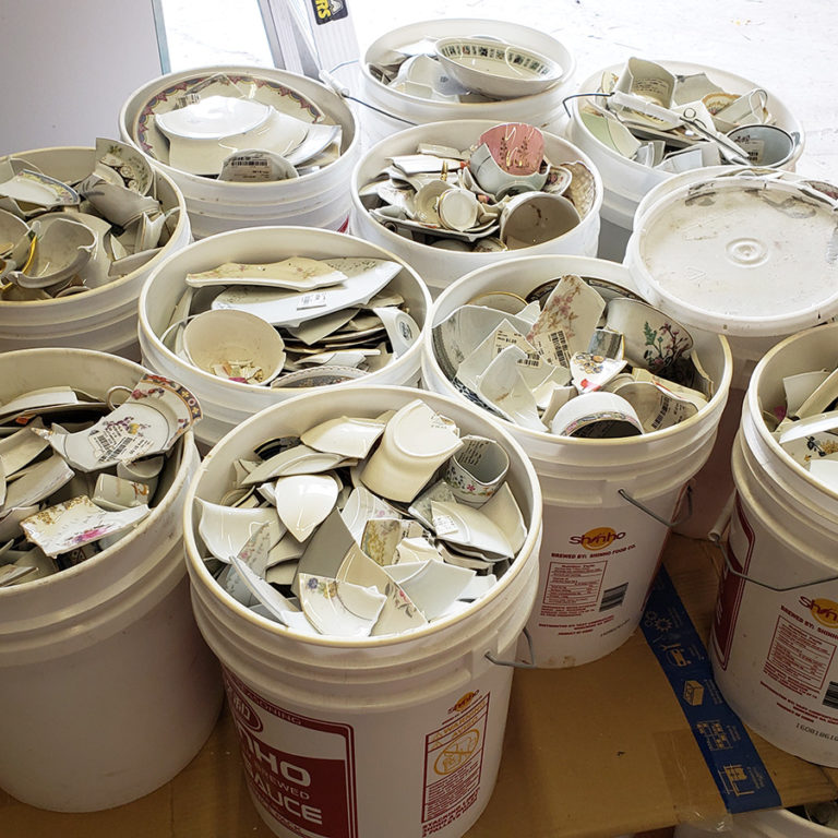 Bulk Broken Dinnerware for Pique Assiette Mosaic Art | Mosaic Art Supply