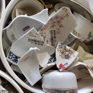 Bulk Broken Dinnerware for Pique Assiette Mosaic Art | Mosaic Art Supply