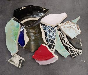 THICK Glazed Handmade Ceramic Dinnerware Scrap 3-Pound BOX