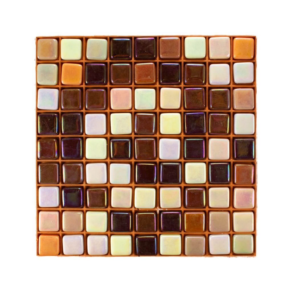 Cinnamon Toast Iridescent Mosaic Tile Mix | Mosaic Art Supply