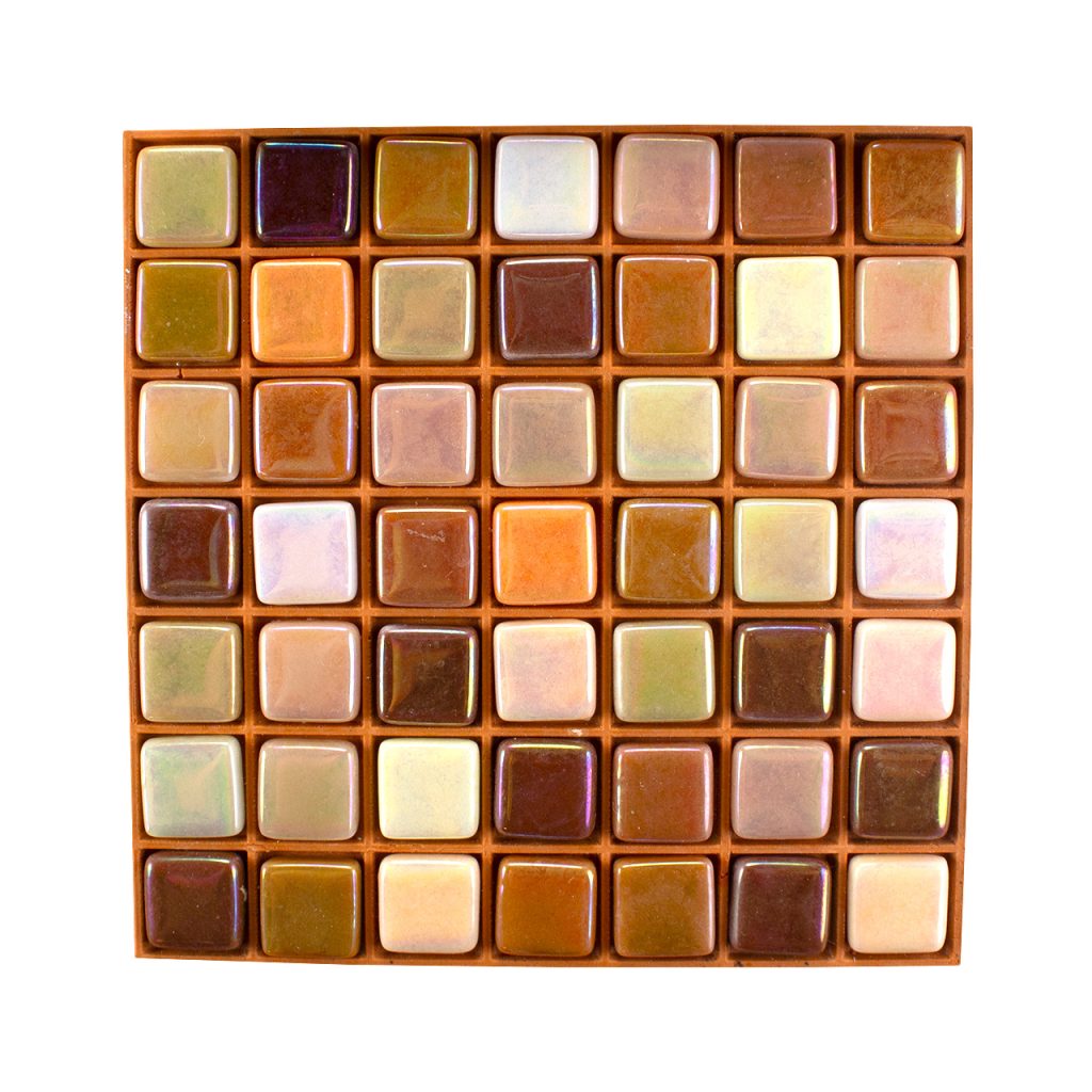 Cinnamon Toast Iridescent Mosaic Tile Mix | Mosaic Art Supply