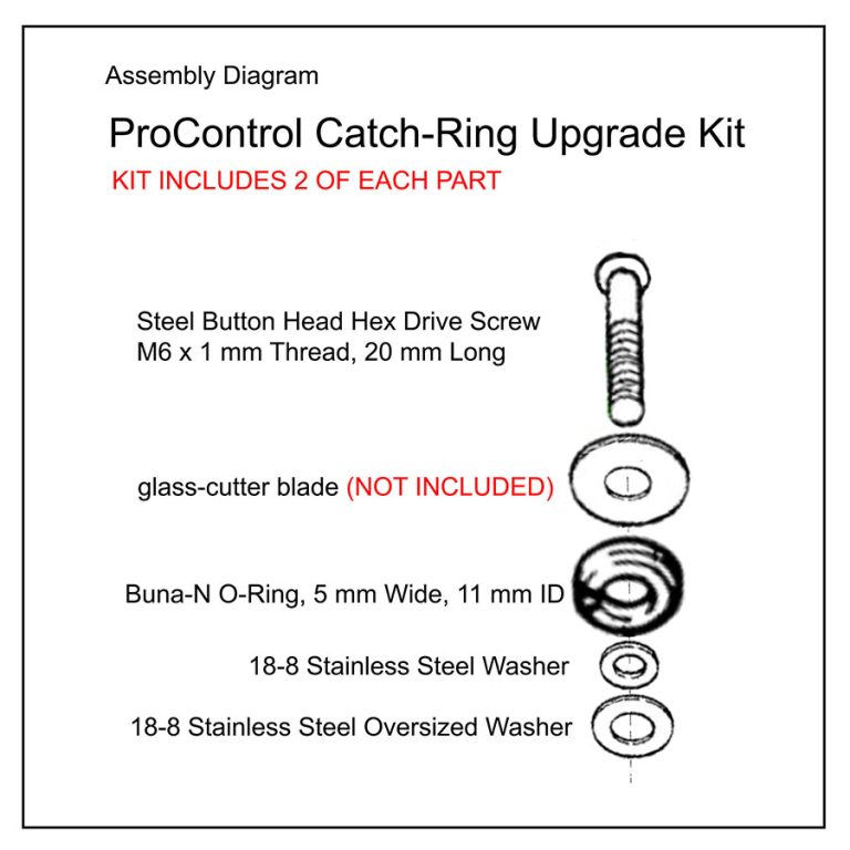 Catch-Ring Upgrade Kit for PROCONTROL Cutter - Premium Tool - Mosaic ...